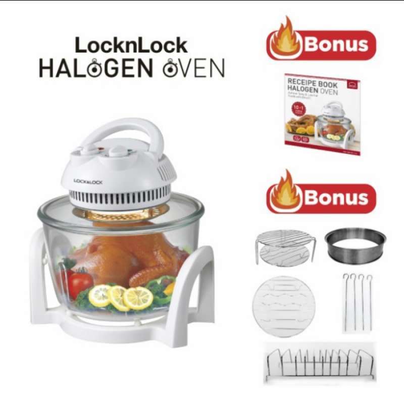 Promo Lock N Lock Lock&lock Halogen Oven Set Multifungsi 10 In 1 ...