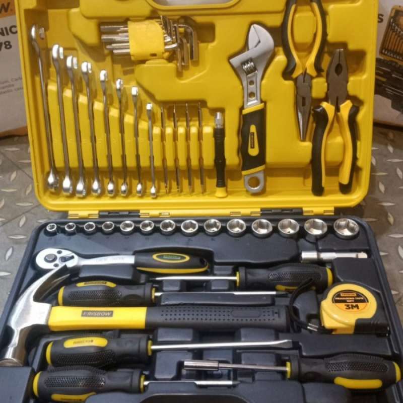 Promo TOOLKIT /SET TOOL /PERKAKAS MEKANIK 78pcs KRISBOW Diskon 27% di ...