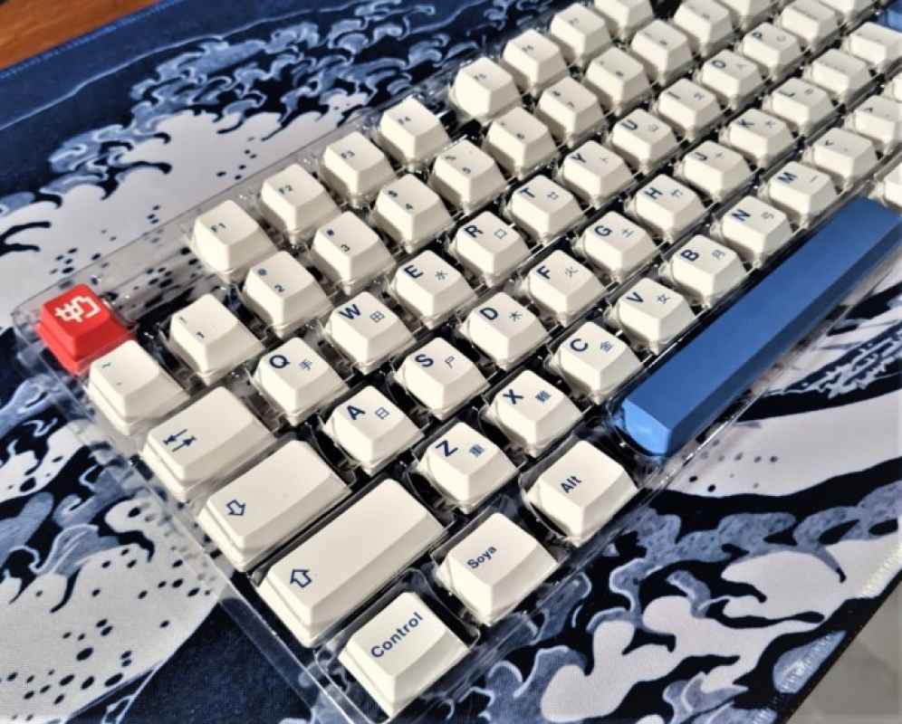 Promo GMK Soy Milk Theme Cherry Profile PBT Dye Mechanical Keyboard ...