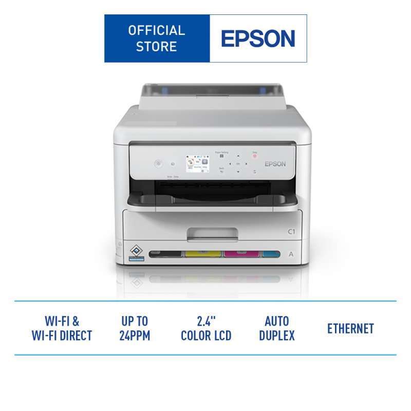 Promo Printer Epson Wf-c5390 Workforce A4 Single Function Duplex ...