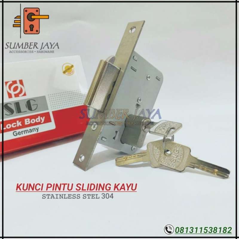 Jual Body Kunci Pintu Sliding Kayu / Kunci Mekar Pintu Geser Stainless ...