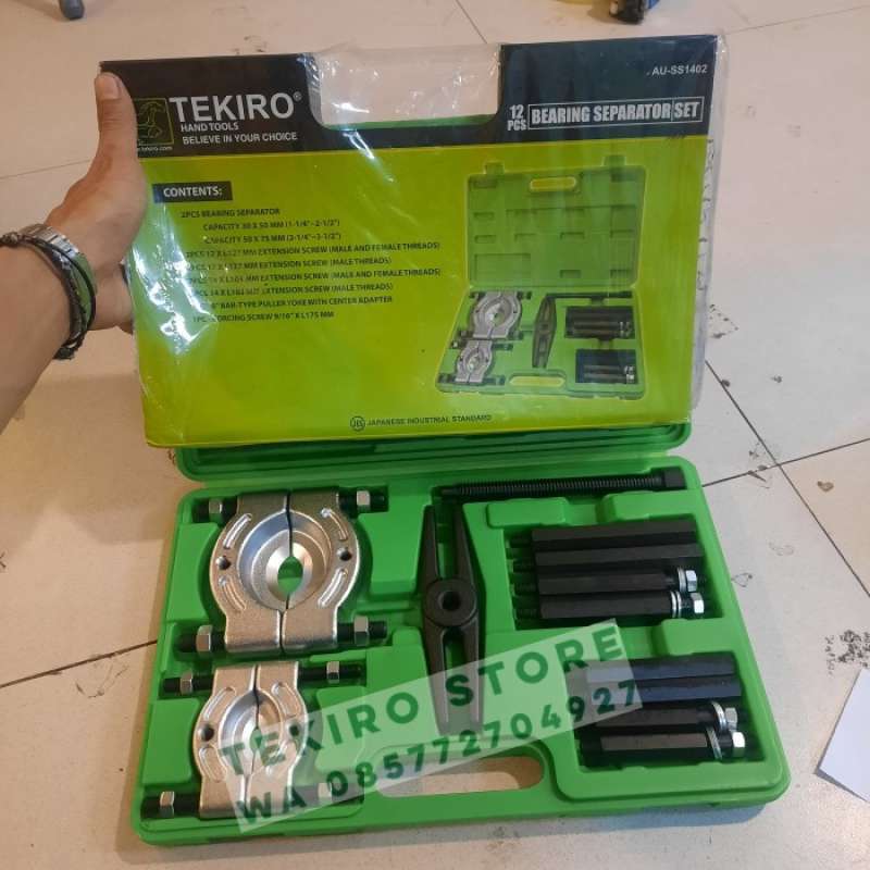 Jual treker bearing separator set TEKIRO penarik laher set 12 pcs di ...
