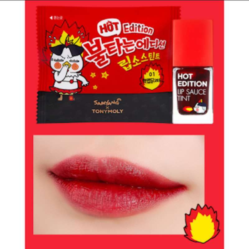 Jual Tony Moly X Samyang Lip Tint / Lip Sauce Tint Di Seller Wukong ...