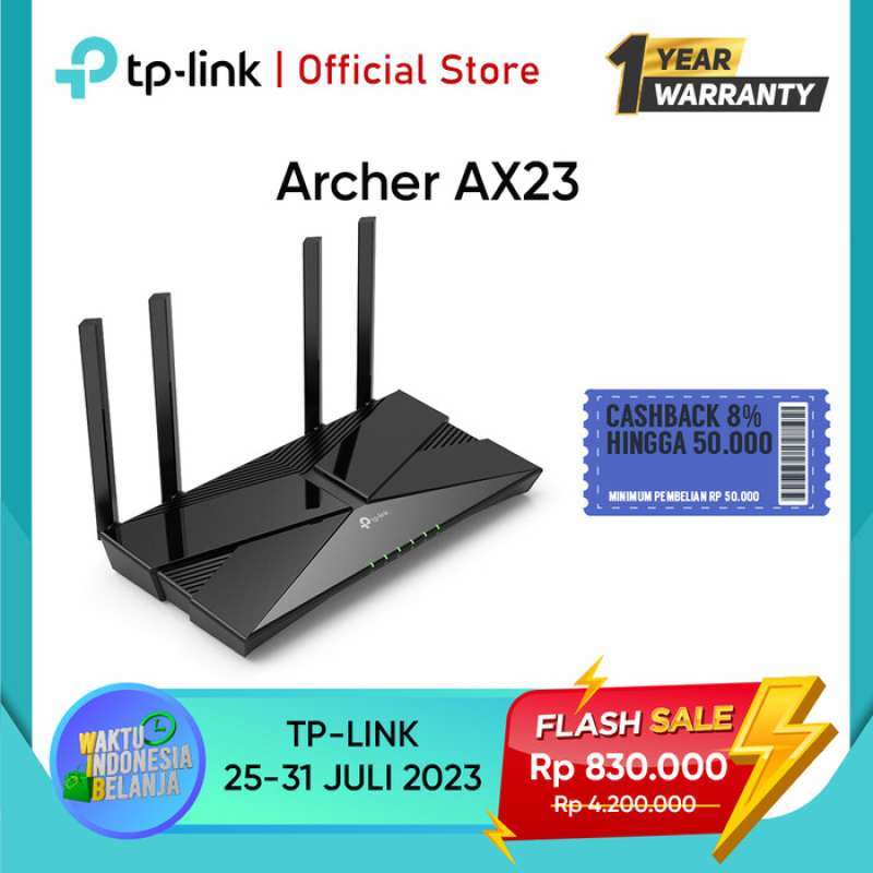 Promo TP-LINK Archer AX23 AX1800 Dual-Band Wi-Fi 6 Router-New Diskon 42 ...
