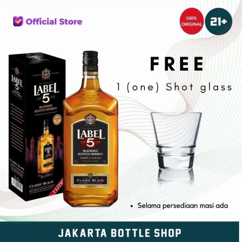 Jual Label 5 Classic Black - Blended Scotch Whisky Di Seller Jakarta ...
