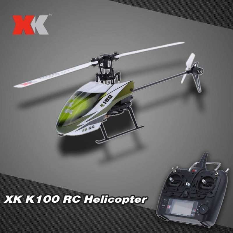 Promo XK K100 Falcon 6CH 3D 6G Sistem Brushless Motor RTF RC Helicopter ...