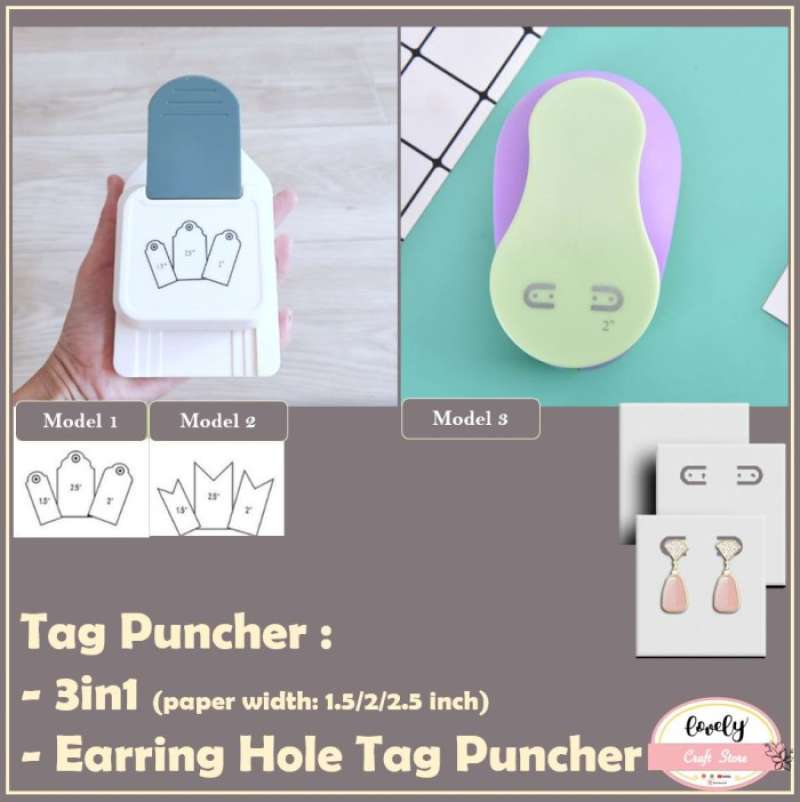 Promo Hang Tag, gift tag, Hang Tag Puncher 3in1 label, Pembolong kertas ...