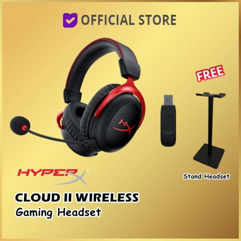 Promo HyperX Cloud II Wireless 7.1 Surround Sound Gaming Headset Cloud ...