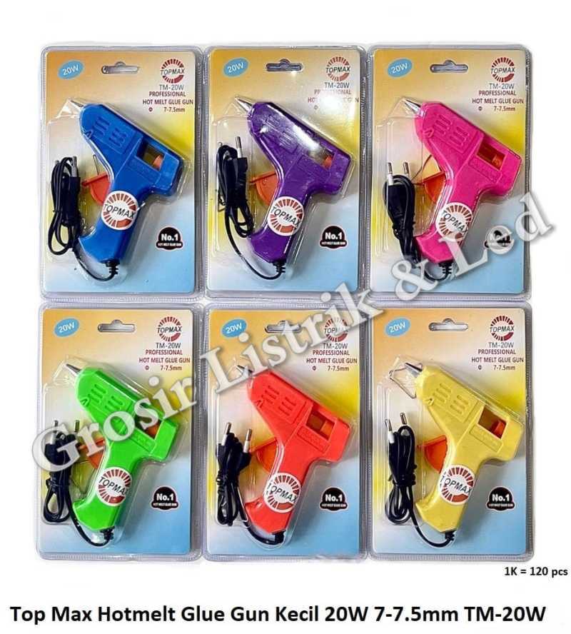 Jual Top Max Hot Melt Glue Gun 7-7,5mm Tm-20w Di Seller Grosir Listrik ...