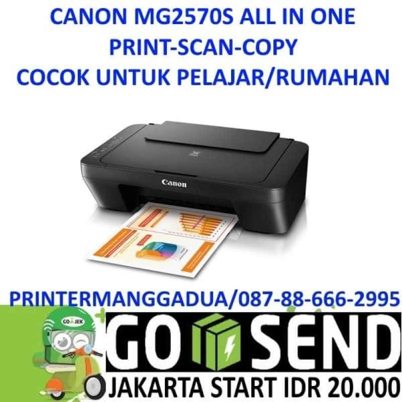 Promo CANON MG2570S PRINTER PIXMA MG 2570s ALL IN ONE Diskon 23% di ...