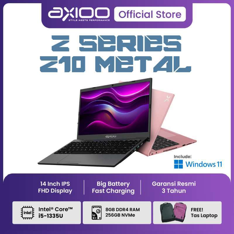 Jual Laptop Axioo Mybook Z10 Metal Gen 13 (ram 16gb/1tb Nvme) 14” Full Ips Display - Windows 11 ...