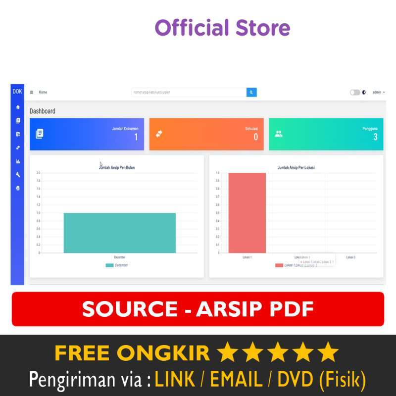 Promo Software Web Arsip Dokumen File Archive Pdf Sirkulasi Codeigniter Ci Source Code Premium ...