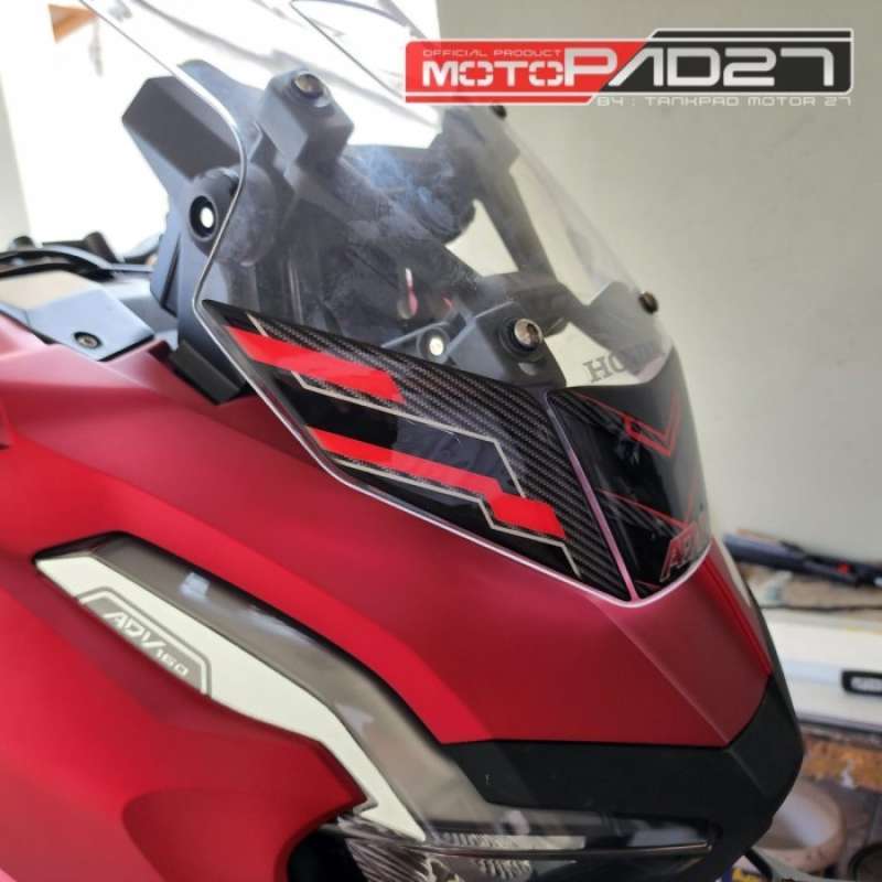 Promo Stiker visor windshield HONDA ADV 160 carbon resin premium Diskon ...