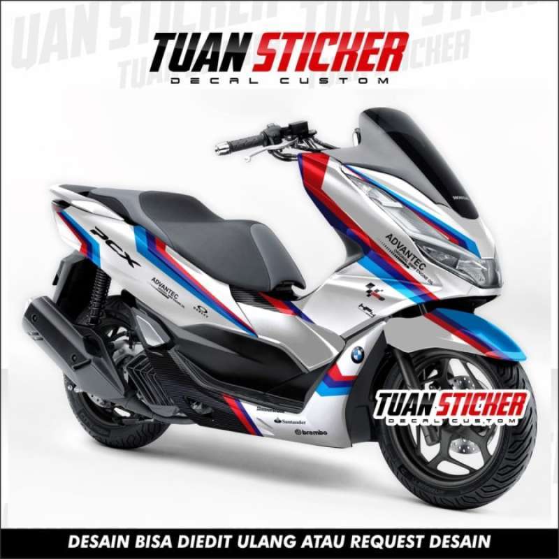 Promo Striping Cutting Sticker Honda Pcx 160 Motif Bmw 02 Diskon 23% Di ...