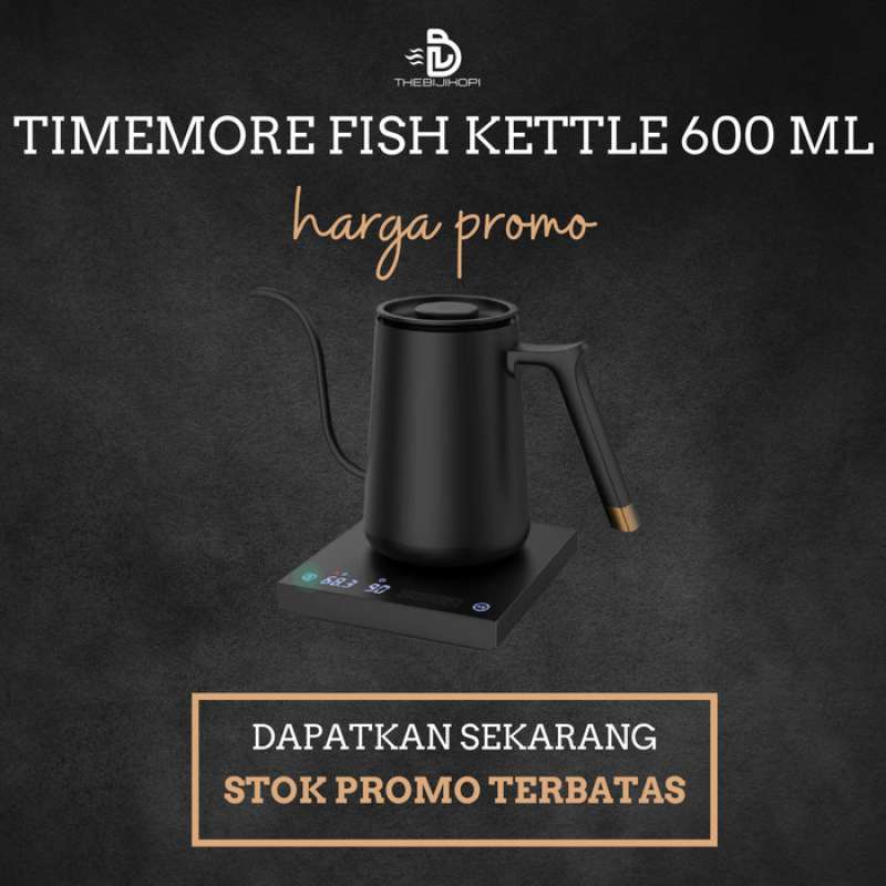 Promo Timemore Fish Kettle 600Ml Teko Kopi Leher Angsa Harga Special ...