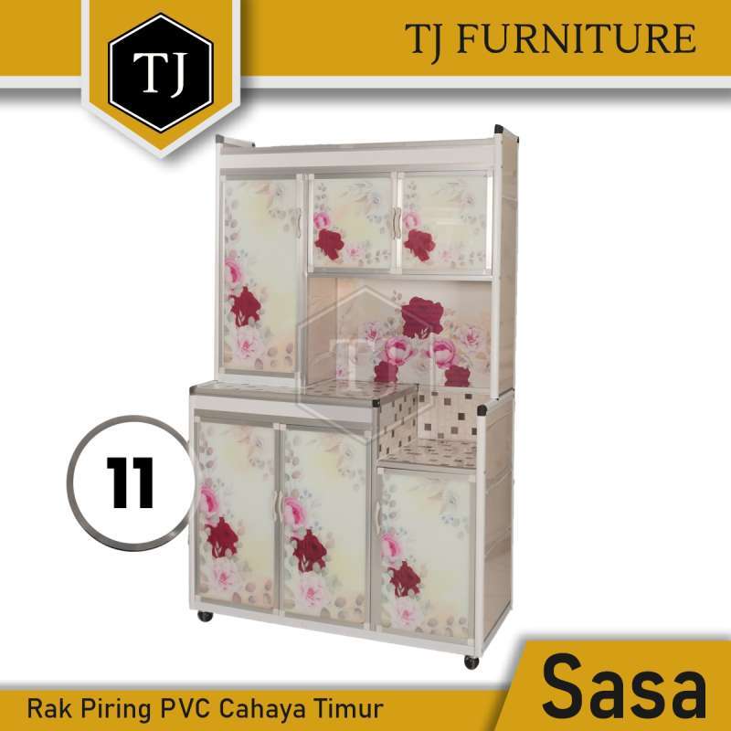 Promo Cahaya Timur Rak Piring Plastik Pvc / Kitchen Locker / Lemari ...