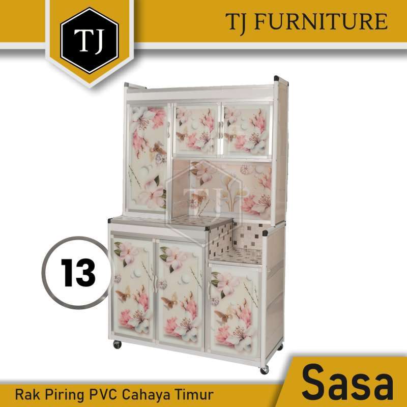 Promo Cahaya Timur Rak Piring Plastik Pvc / Kitchen Locker / Lemari ...
