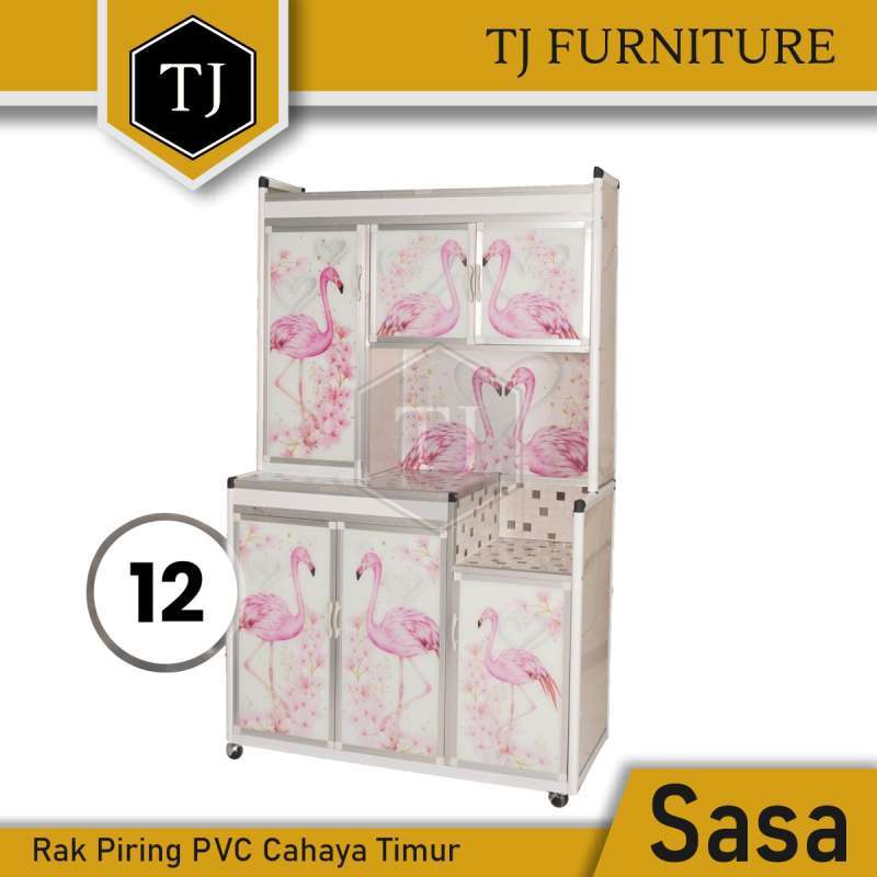 Promo Cahaya Timur Rak Piring Plastik Pvc / Kitchen Locker / Lemari ...