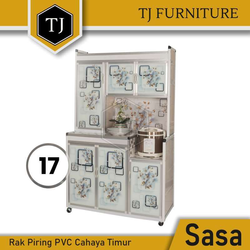 Promo Cahaya Timur Rak Piring Plastik Pvc / Kitchen Locker / Lemari ...