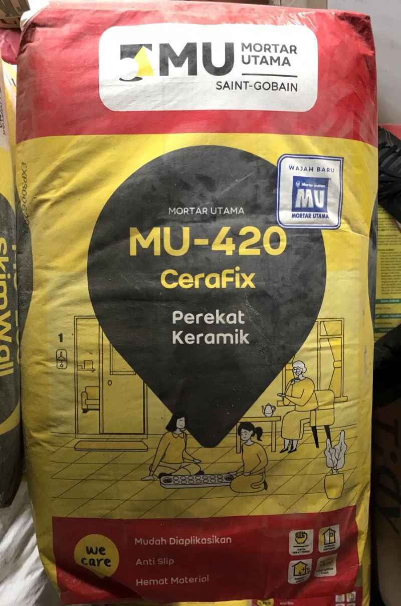 Promo Mortar Utama Mu 420 Cerafix Perekat Keramik 25kg Diskon 1% Di ...
