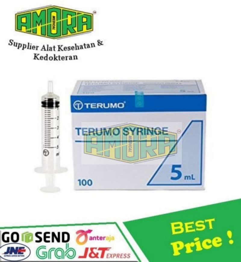 Promo Spuit / Syringe 5 cc Terumo Per Box Diskon 23% di Seller Bea ...