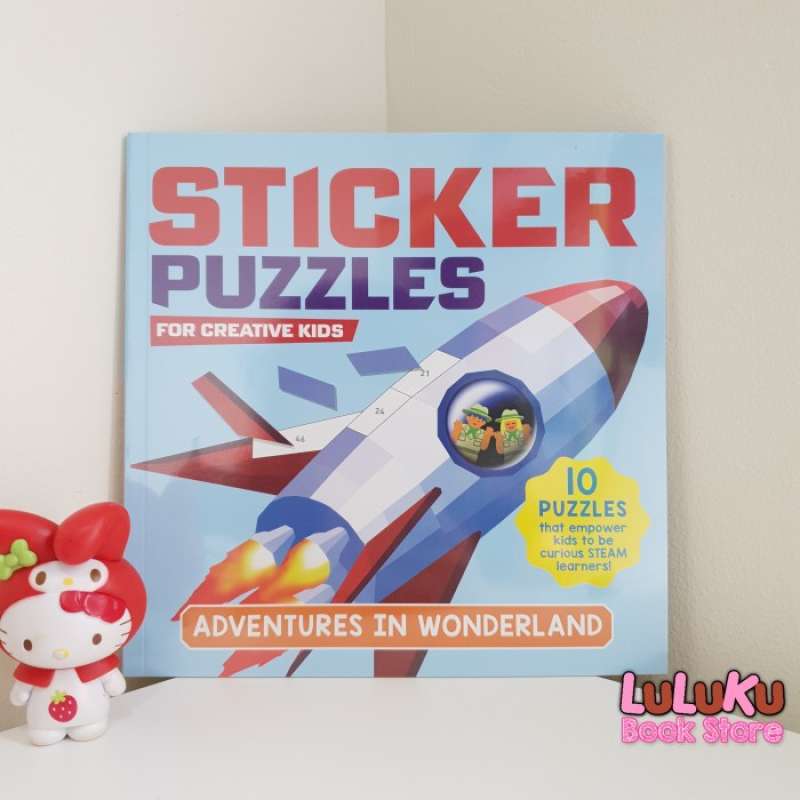Promo Buku Gakken Sticker Puzzles for CREATIVE Kids Adventures in ...