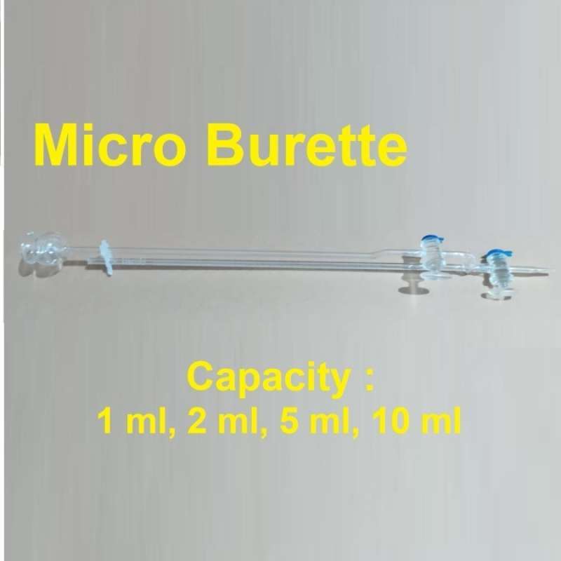 Jual Burette Micro Mikro Burette 1 Ml, 2 Ml, 5 Ml, 10 Ml Buret Mikro ...