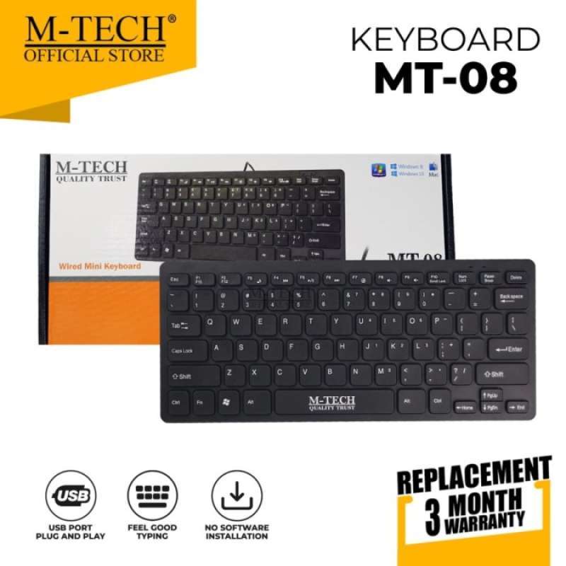 Promo M-Tech Original Keyboard Komputer Pc Laptop Multimedia For Mt08 ...