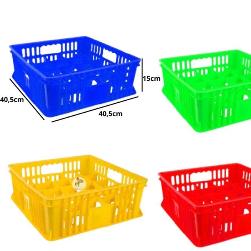 Promo Kontainer Rak Gelas Isi 25 Lubang Sekat Box Keranjang Container ...