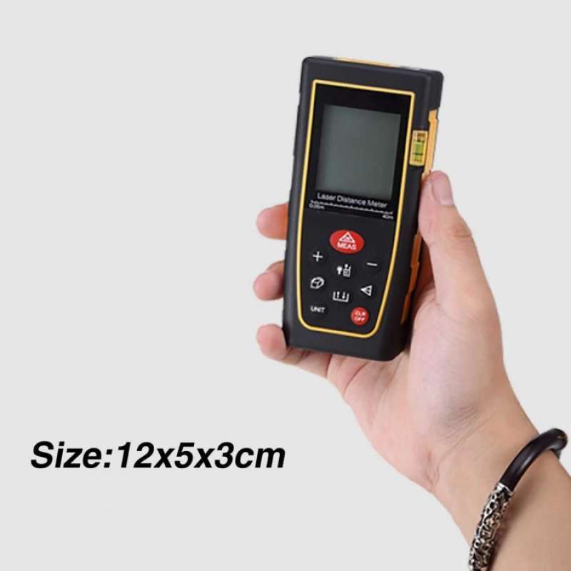 Promo Ukur Laser Jarak Jauh 40m Meter Panjang Dimensi Ruang + Water ...
