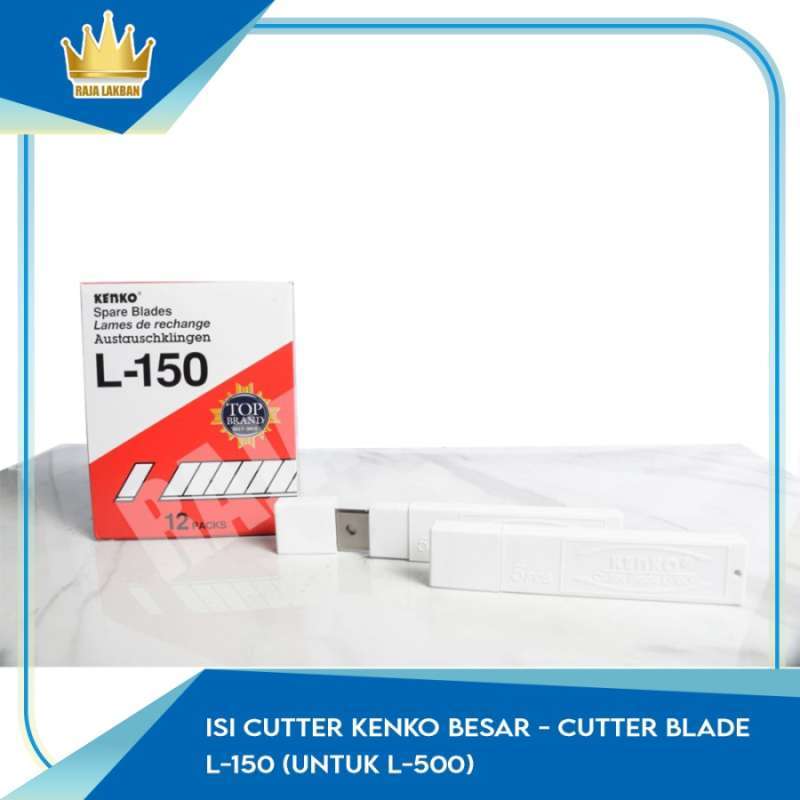 Jual ISI CUTTER KENKO BESAR - CUTTER BLADE L-150 (UNTUK L-500) di ...