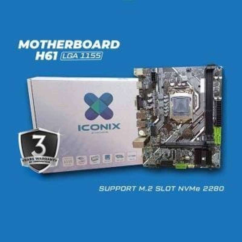 Jual Motherboard Iconix H110 ( Lga 1151 ) M.2 Slot Nvme 2280 Di Seller Persada Computer ...