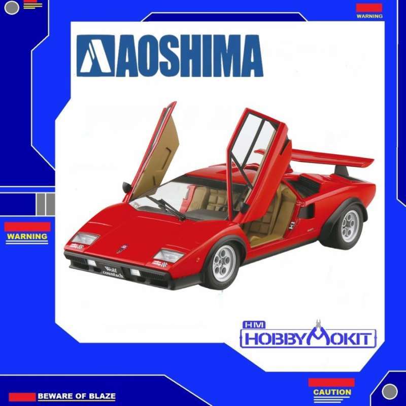 Jual Aoshima 1/24 '75 Wolf Countach Version 1 Di Seller Hobby Mokit ...