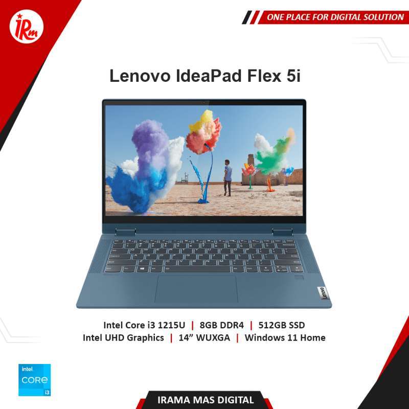 Jual Lenovo IdeaPad Flex 5 - Intel Core i3 1215U 8GB 512SSD FHD W11 ...