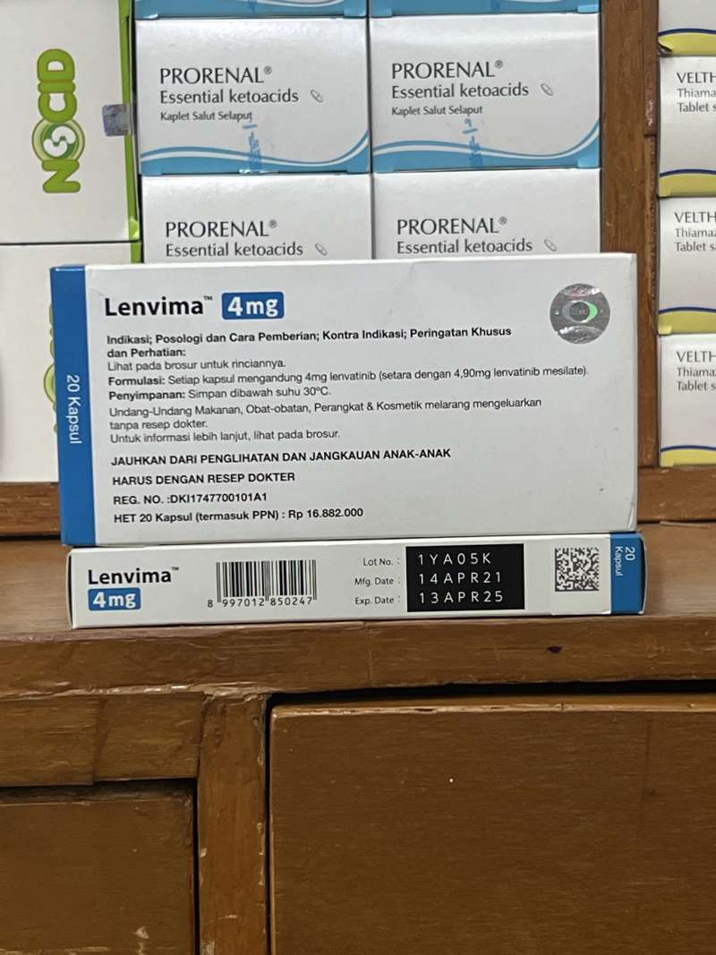 Promo Terbaru Lenvima 4 per box exp 2025 Diskon 10% di Seller AMANAH ...