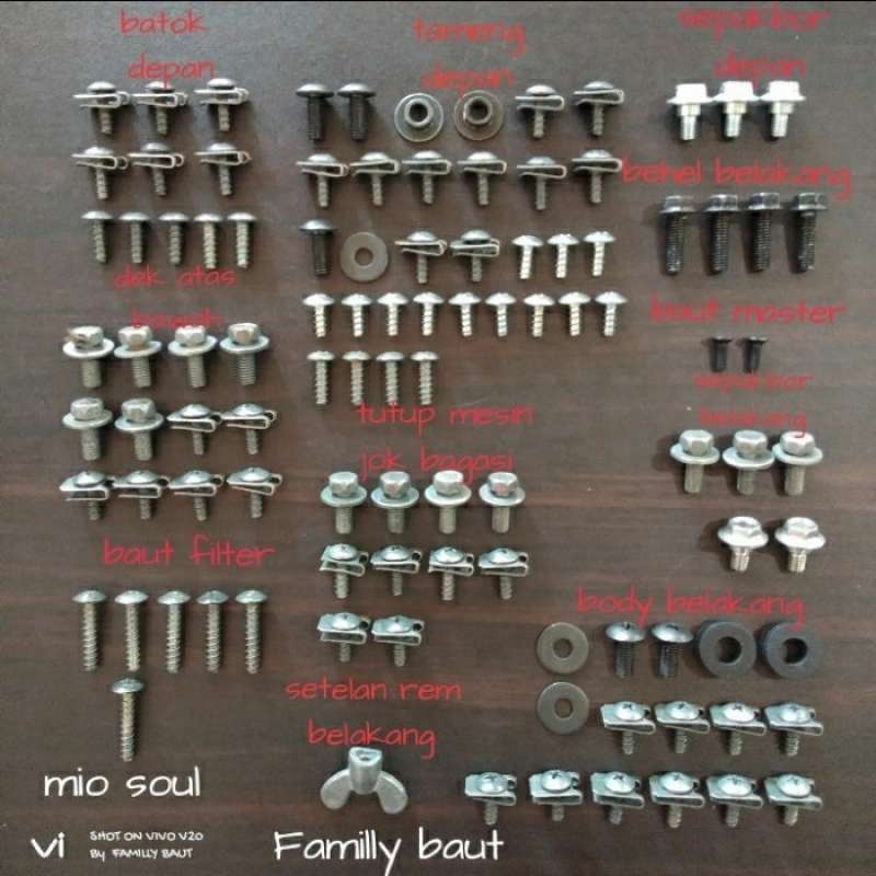 Promo baut lengkap full body set motor mio soul Diskon 23% di Seller ...