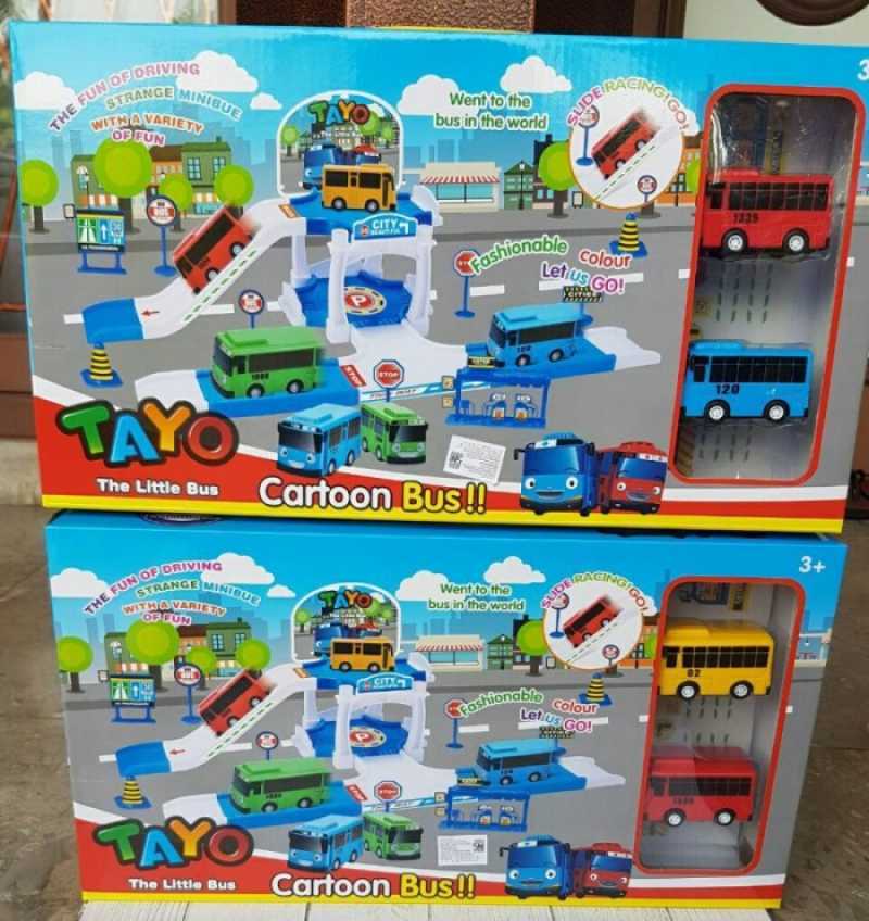 Promo Tayo Parking Lot / Parking Car Tayo / Track Set Parking Tayo ...