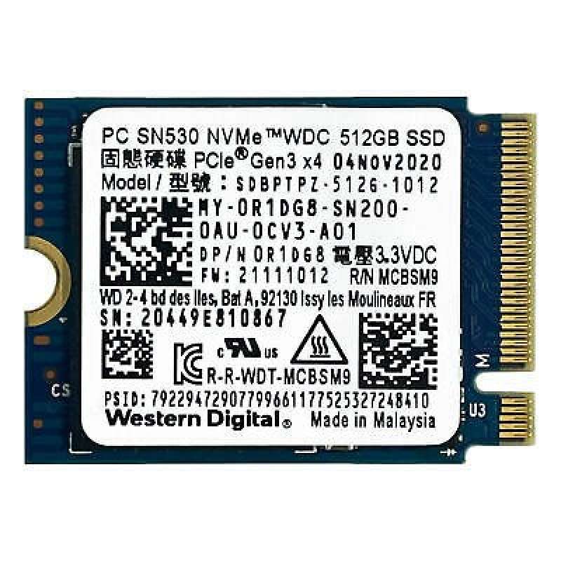 Promo Wdc Sn530 Ssd M.2 2230 Nvme 512gb Diskon 23% Di Seller Gigaba ...