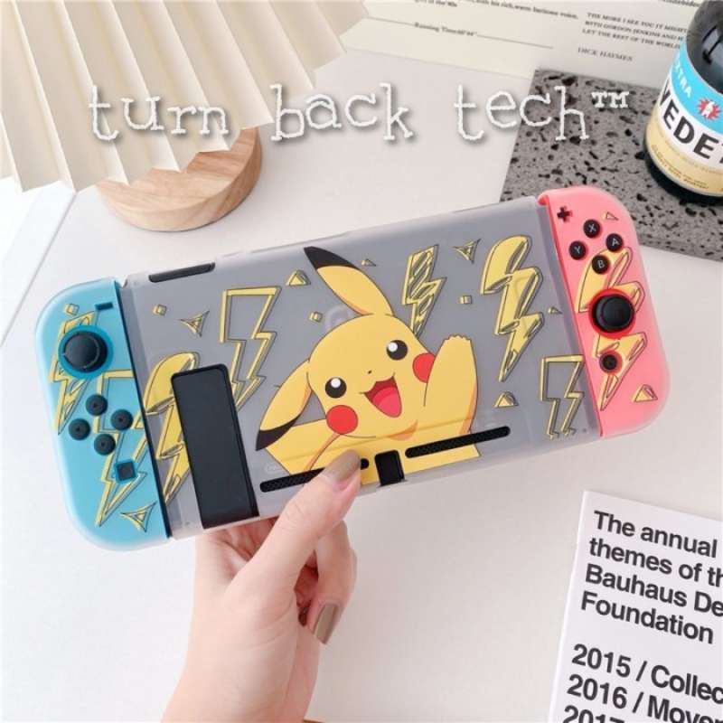 Promo Silicon Case Fit Dock Nintendo Switch V1 V2 Pokemon Pikachu ...