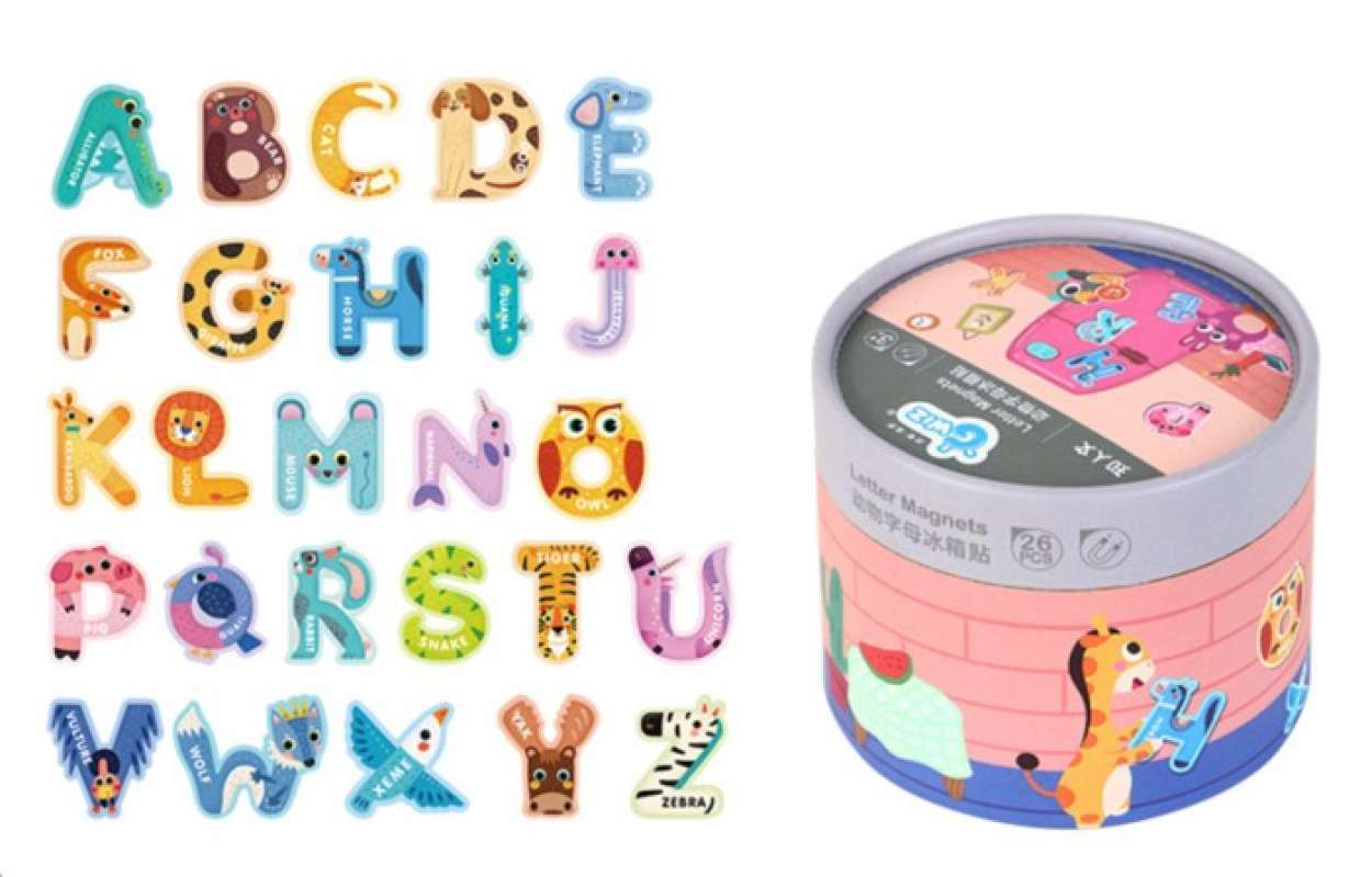 Promo Gwiz Alphabet And Number Magnets - Letter Magnet Educative Toys ...