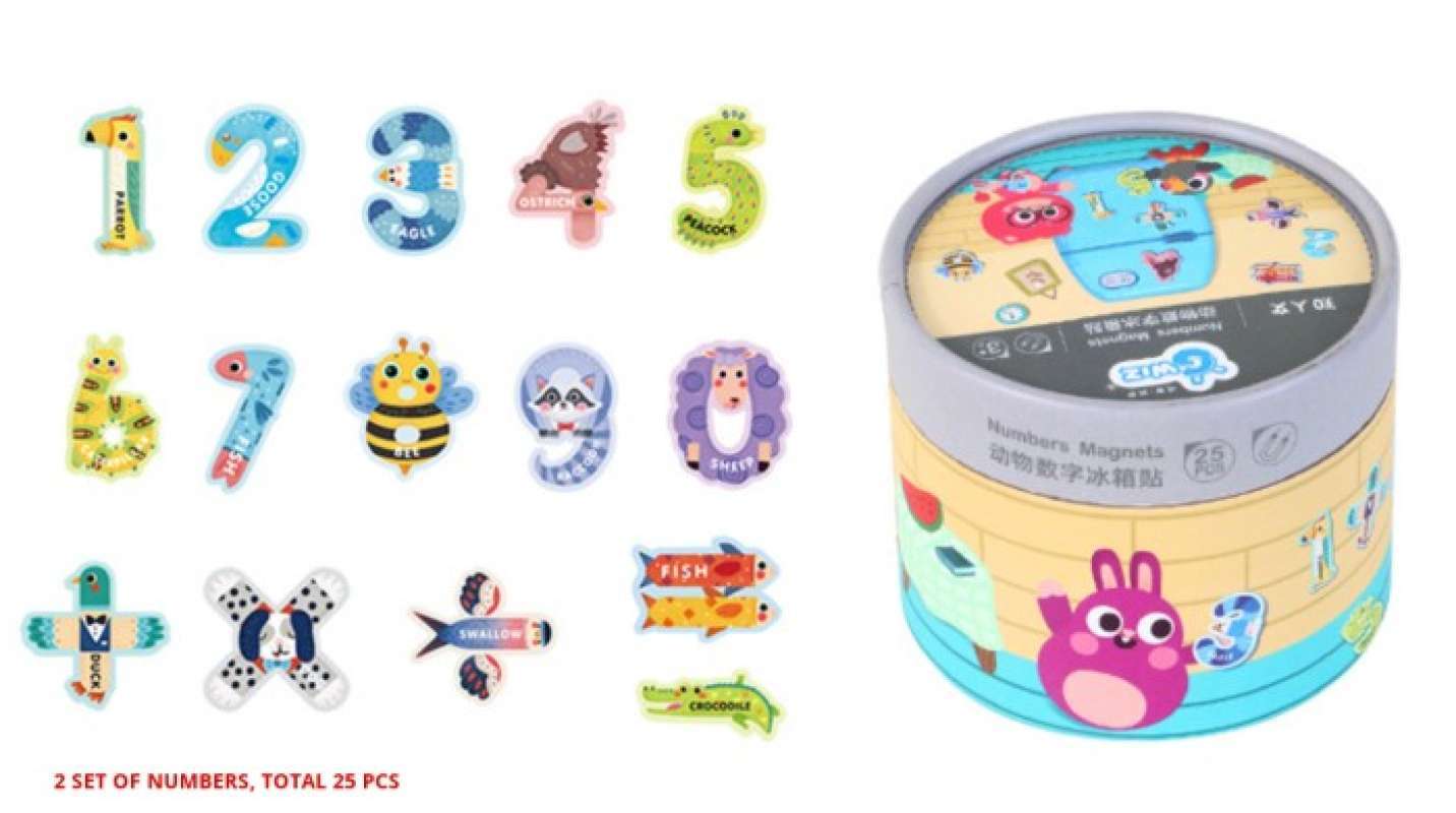 Promo Gwiz Alphabet And Number Magnets - Letter Magnet Educative Toys ...