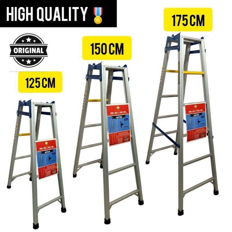 Jual Tangga Lipat Alumunium , Baja Ringan / Tangga Victory 2 Meter Bina ...