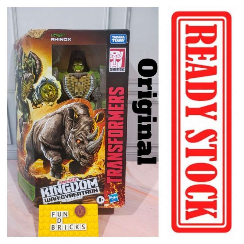 Promo Hasbro Transformers Kingdom Rhinox War For Cybertron Voyager ...