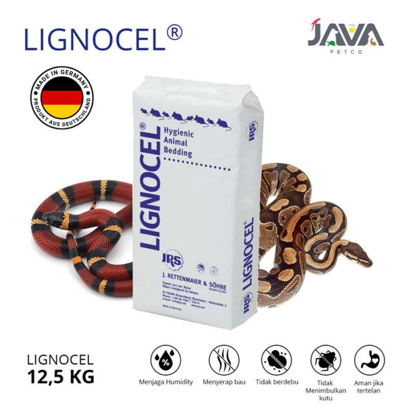 Jual Lignocel Snake Bedding 12,5 Kg Serbuk Kayu Bedding Ular Substrate ...