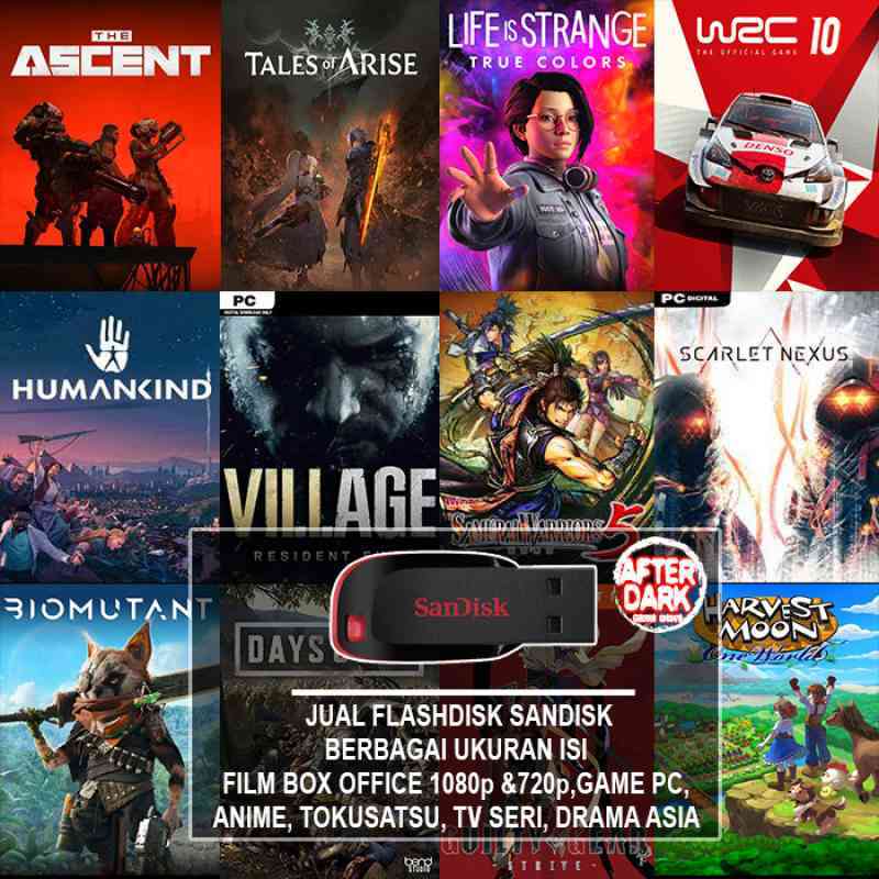 Promo Flashdisk Berbagai Ukuran Full Isi Game PC Diskon 23% di Seller ...
