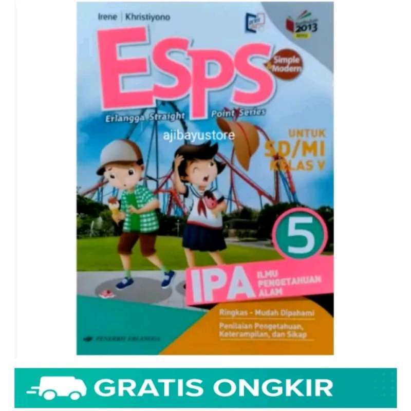 Jual Buku ESPS SD Kelas 5 ESPS IPA SD Erlangga Straight Point Series ESPS IPA Ilmu Pengetahuan ...
