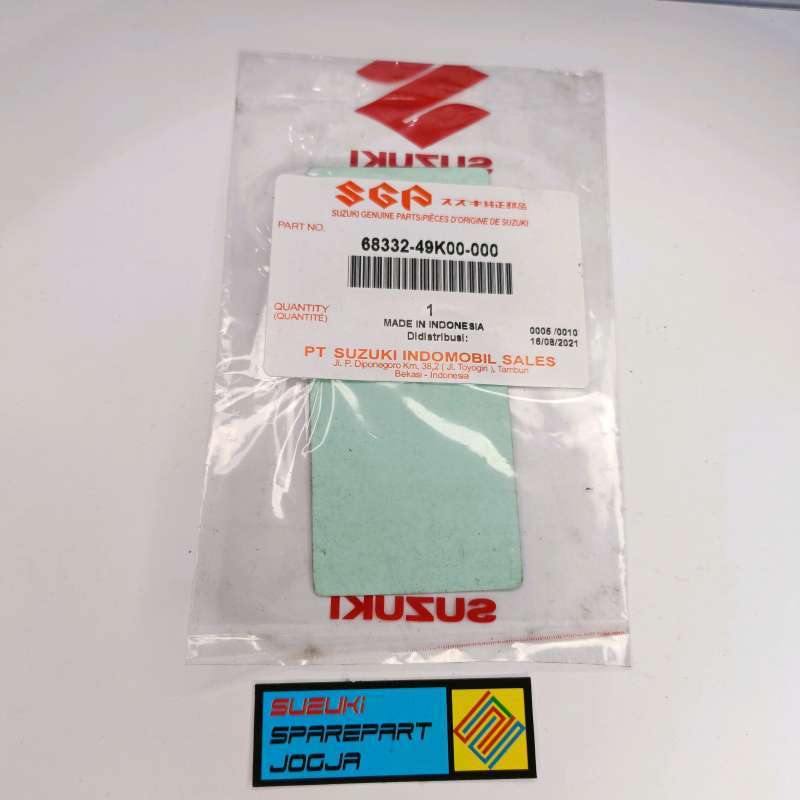Jual 68332-49k00-000 stiker tabel tekanan ban suzuki nex 2 original Di ...