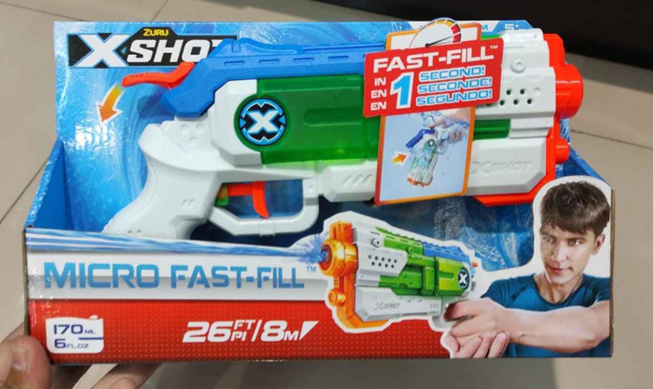 Promo Zuru Xshot Micro Fast Fill Water Gun Diskon 29% di Seller Prakasa ...