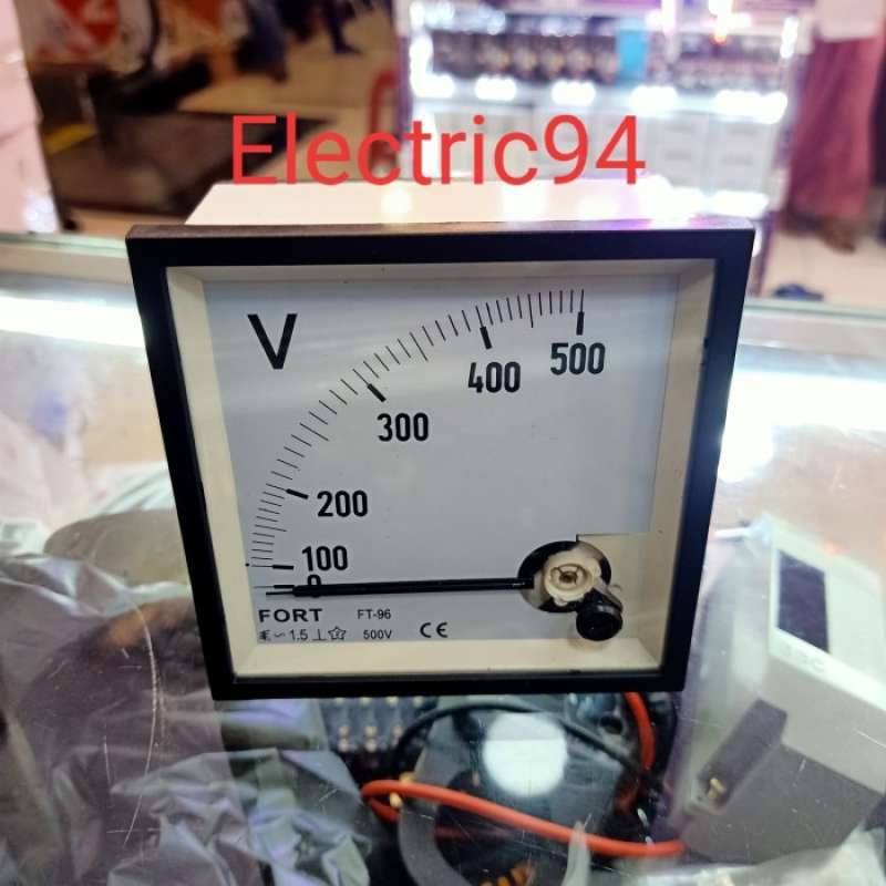 Promo Voltmeter 300v / 500v Panel Meter 96x96 / 72x72 Jarum fort Diskon 17% di Seller Sentral ...