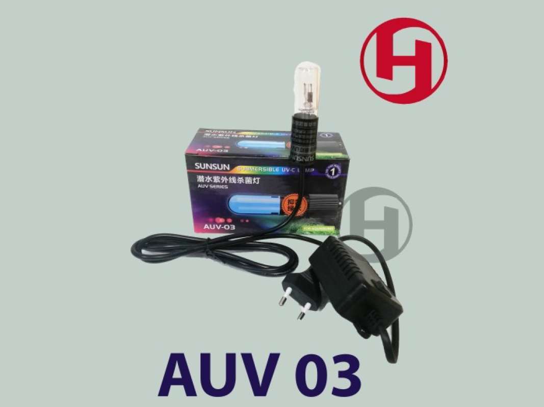 Jual Original Sunsun Uv-c Auv 03a Aquarium Submersible Uv-c Sunsun 3 ...